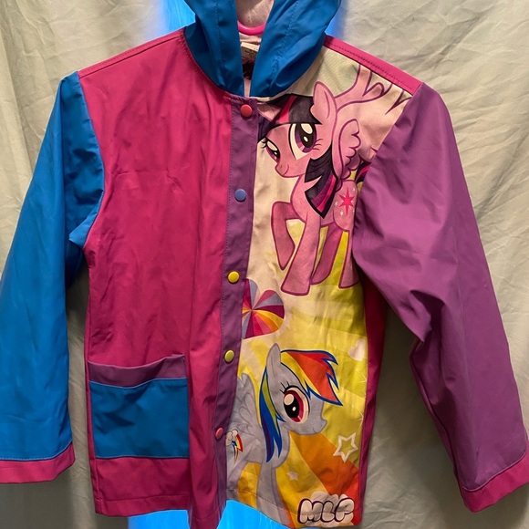 My Little Pony | Jackets & Coats | My Little Pony Rain Coat Girls Small ...